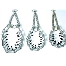 Collier chien chaine chrome torquatus