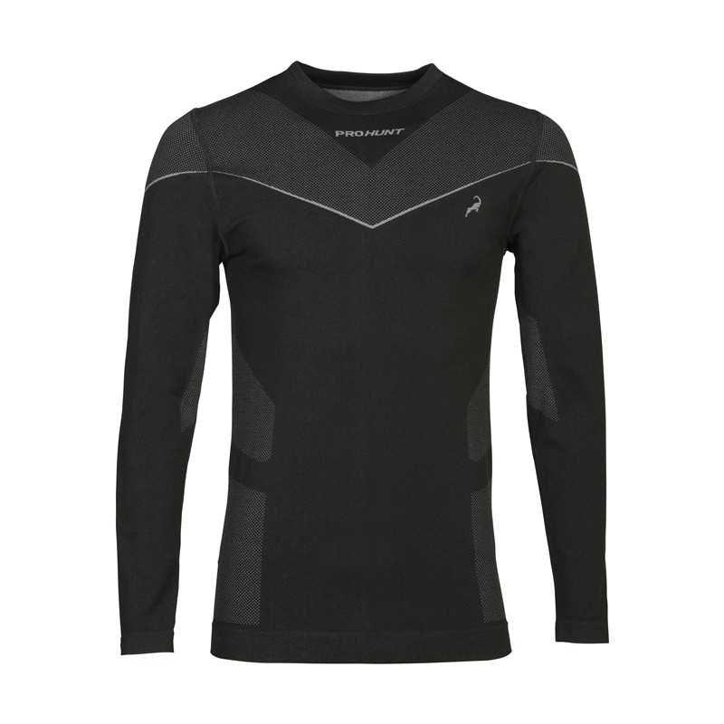 Roupa interior masculina prohunt thermique thermo pulse - preto
